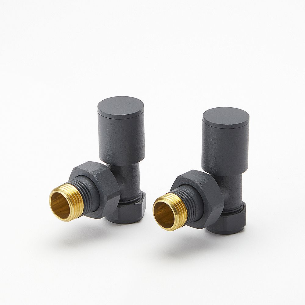 Milano - Angled Radiator Valves - Choice of Finish
