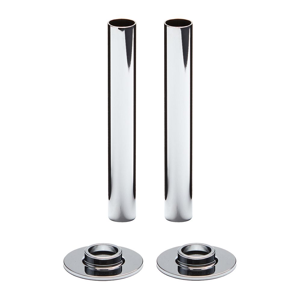 Milano - Chrome Radiator Pipe Sleeves
