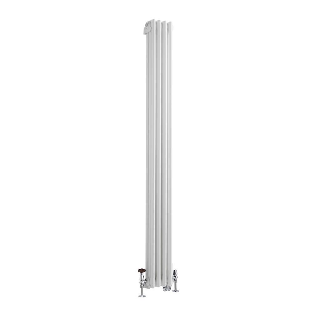 Milano Windsor - White Vertical Dual Fuel Traditional Column Radiator ...