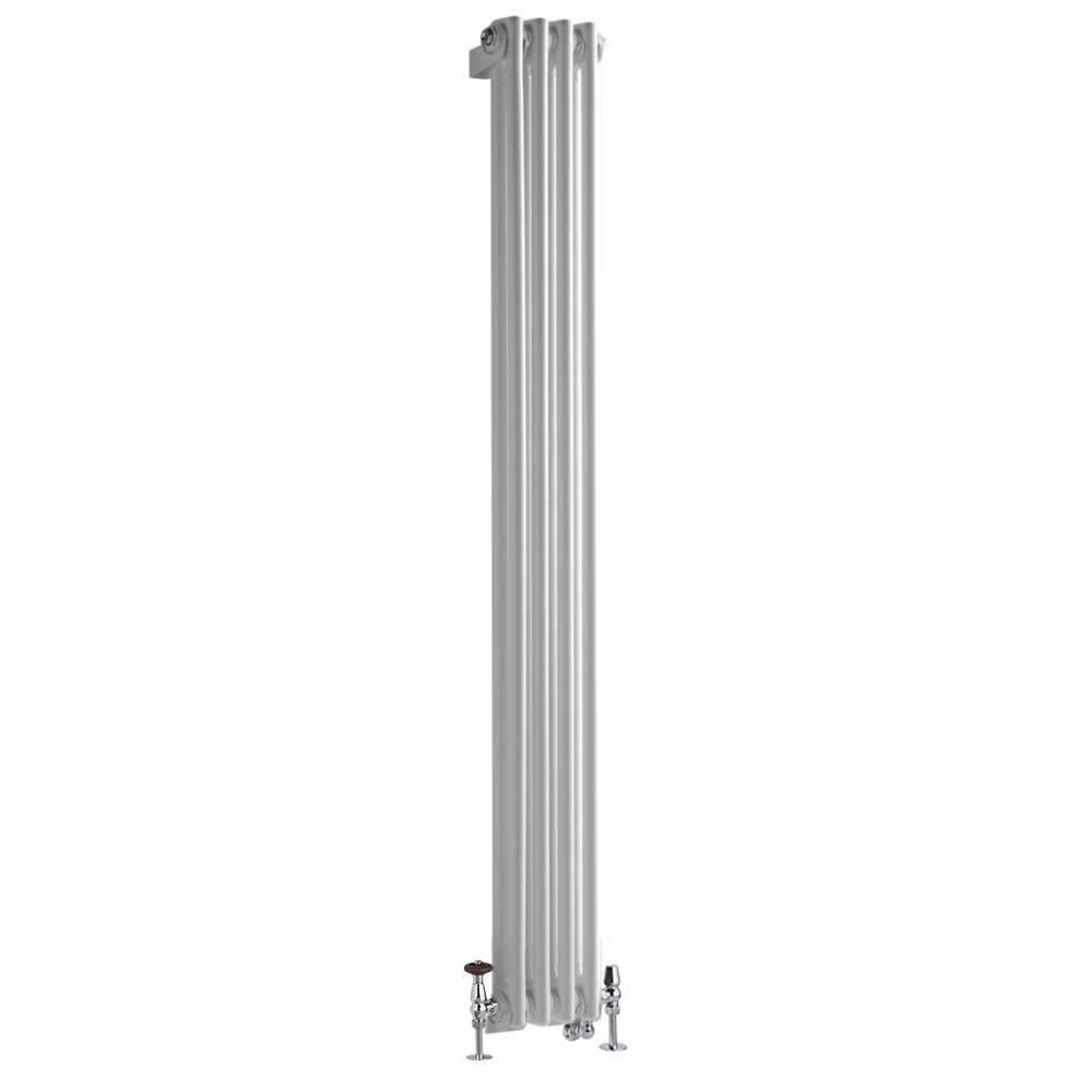 Milano Windsor - White Vertical Dual Fuel Traditional Column Radiator ...