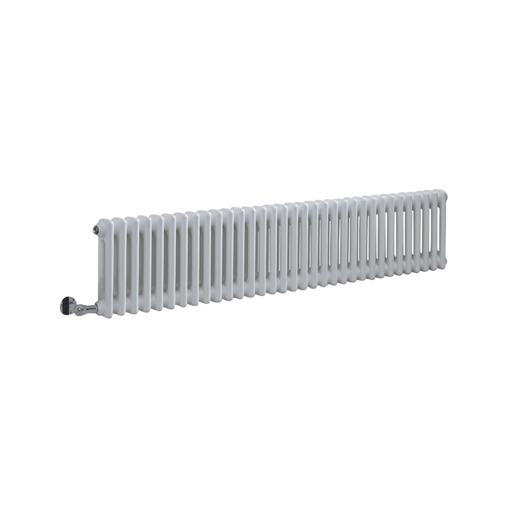 Milano Windsor - Traditional White Horizontal Double Column Electric ...