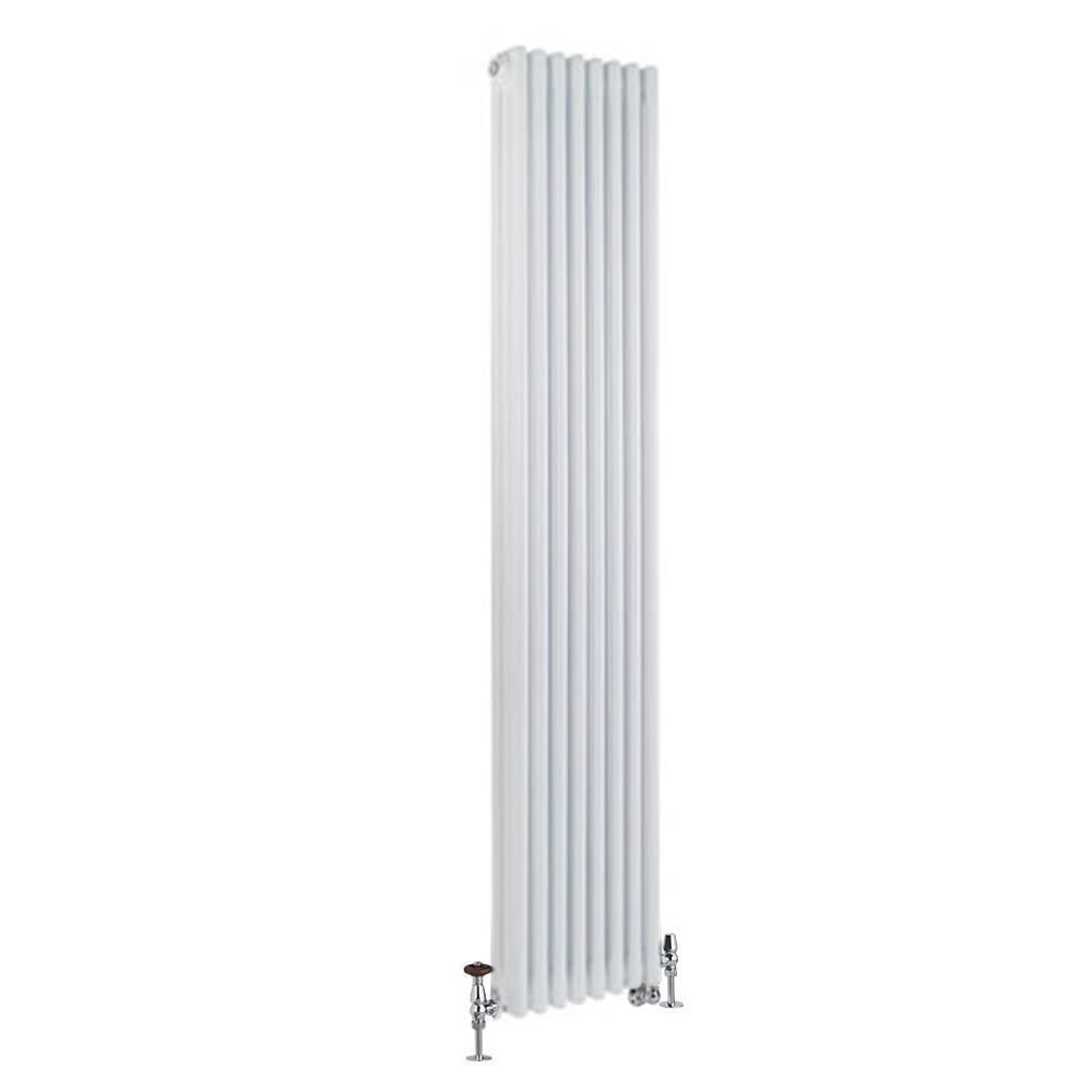 Milano Windsor - White Vertical Dual Fuel Traditional Column Radiator ...