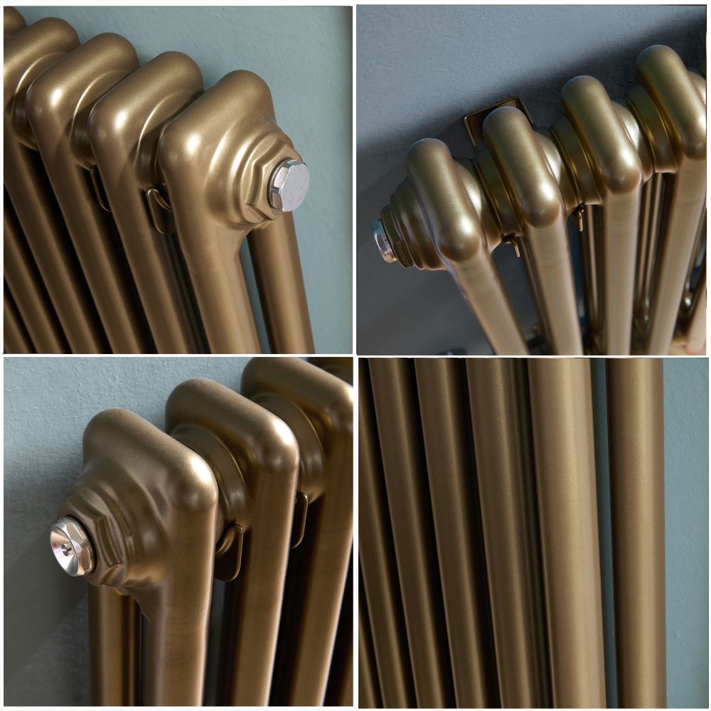 Milano Windsor - Metallic Bronze Horizontal Traditional Double Column ...