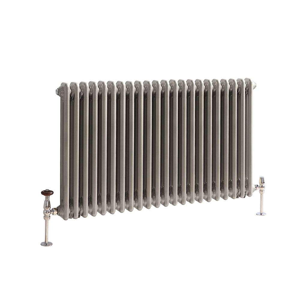 Milano Windsor - Metallic Silver Horizontal Traditional Double Column ...