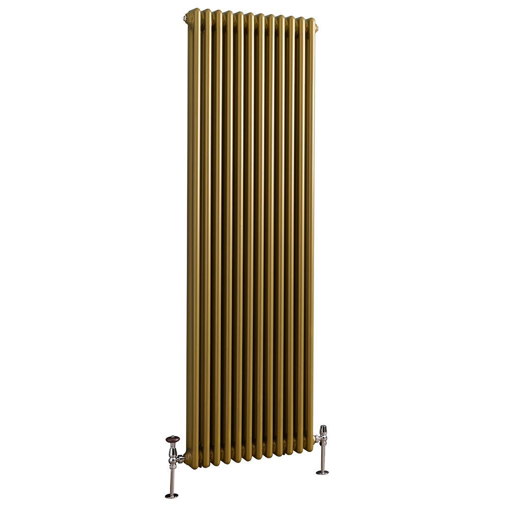 Milano Windsor - Metallic Gold Vertical Traditional Double Column ...