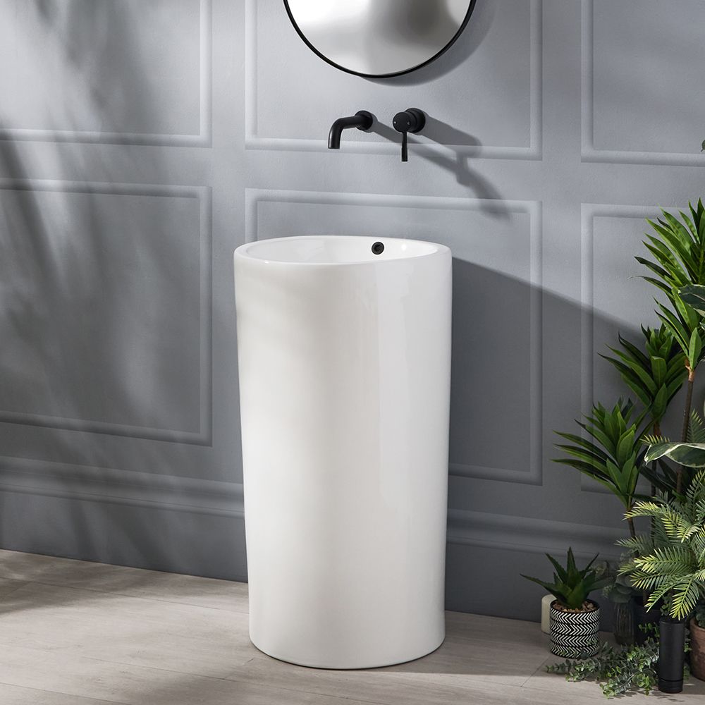 Milano Rivington - Modern Freestanding Basin - 460mm x 445mm (No Tap Holes)