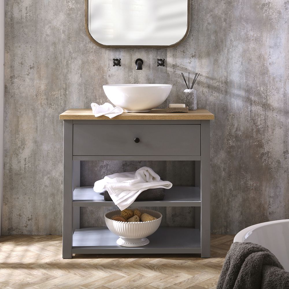 Milano Henley - Traditional Vanity Unit - Choice of Size, Finish, Basin ...