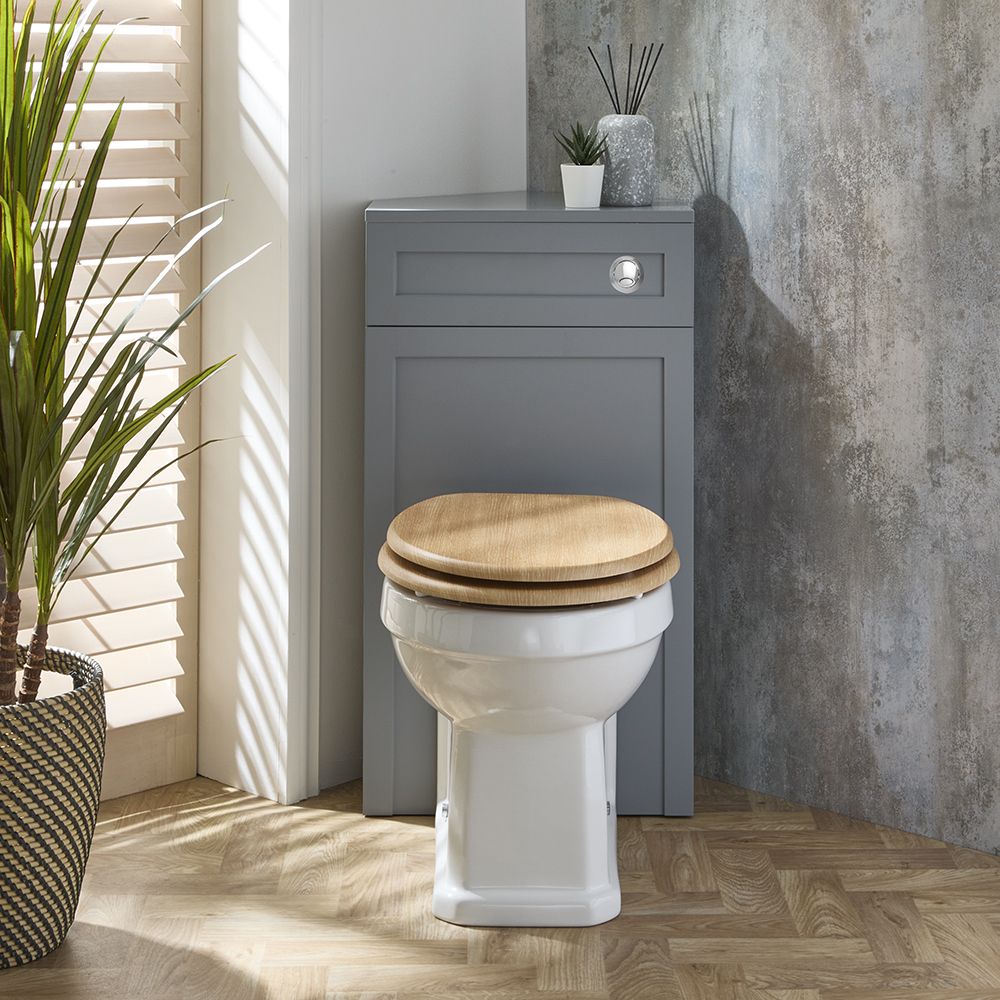 Milano Aston - Traditional Corner WC Unit with Richmond Back to Wall ...