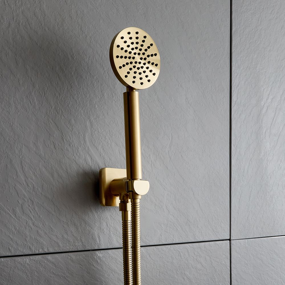 Milano Lune - Modern Hand Shower with Wall Bracket and Outlet Elbow ...
