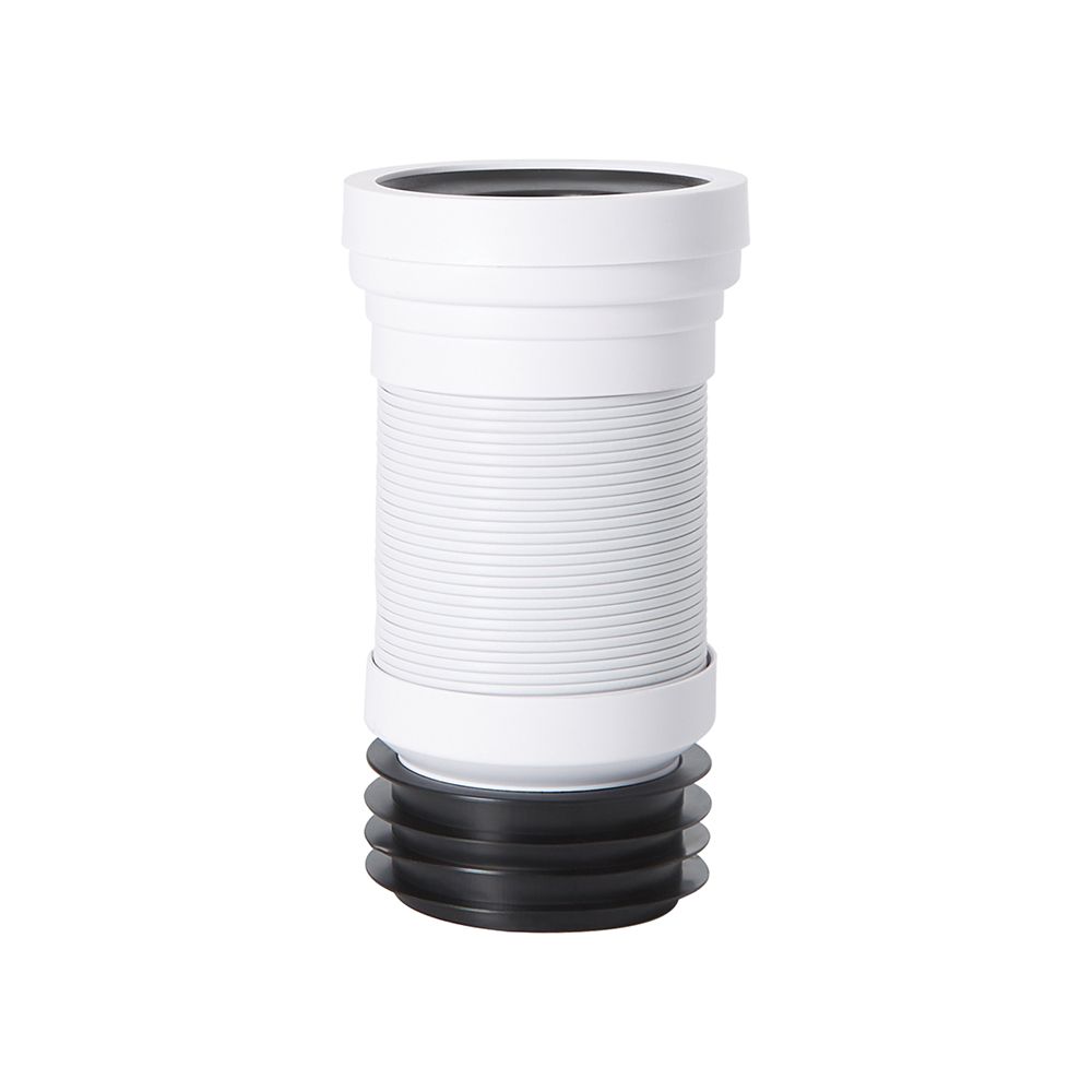 Cranplas - Toilet Pan Connector - Choice of Straight or 90° Bend Connector