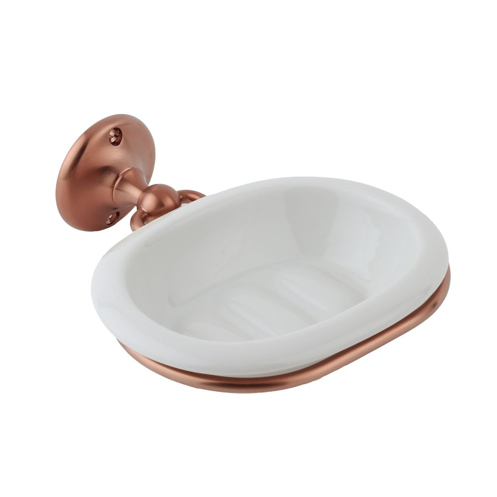 Milano Elizabeth - Traditional Soap Dish - Brushed Copper