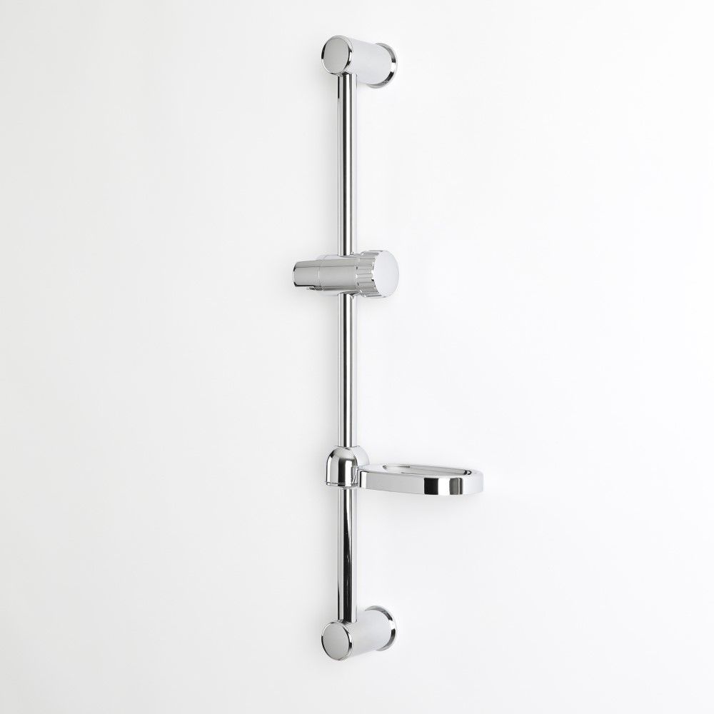 Milano Select - Modern Shower Riser Rail - Chrome