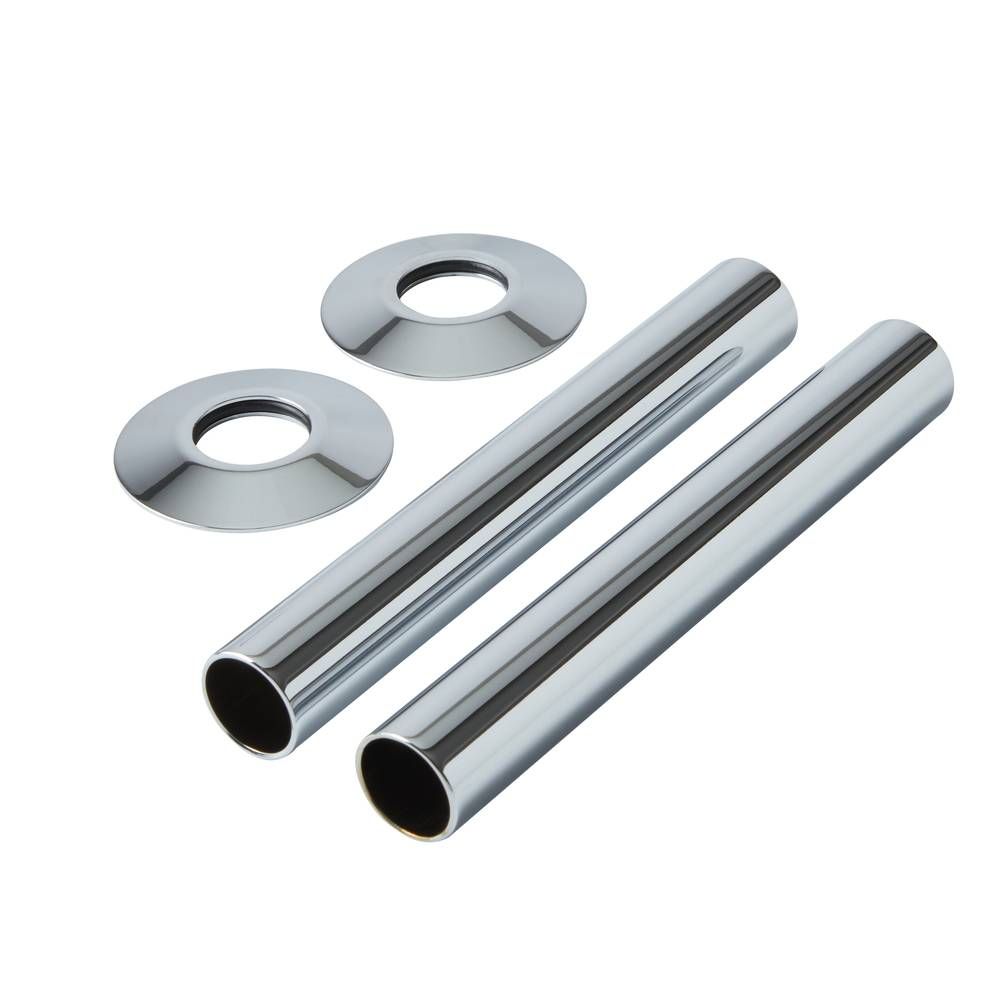 Milano - Chrome Radiator Pipe Sleeves