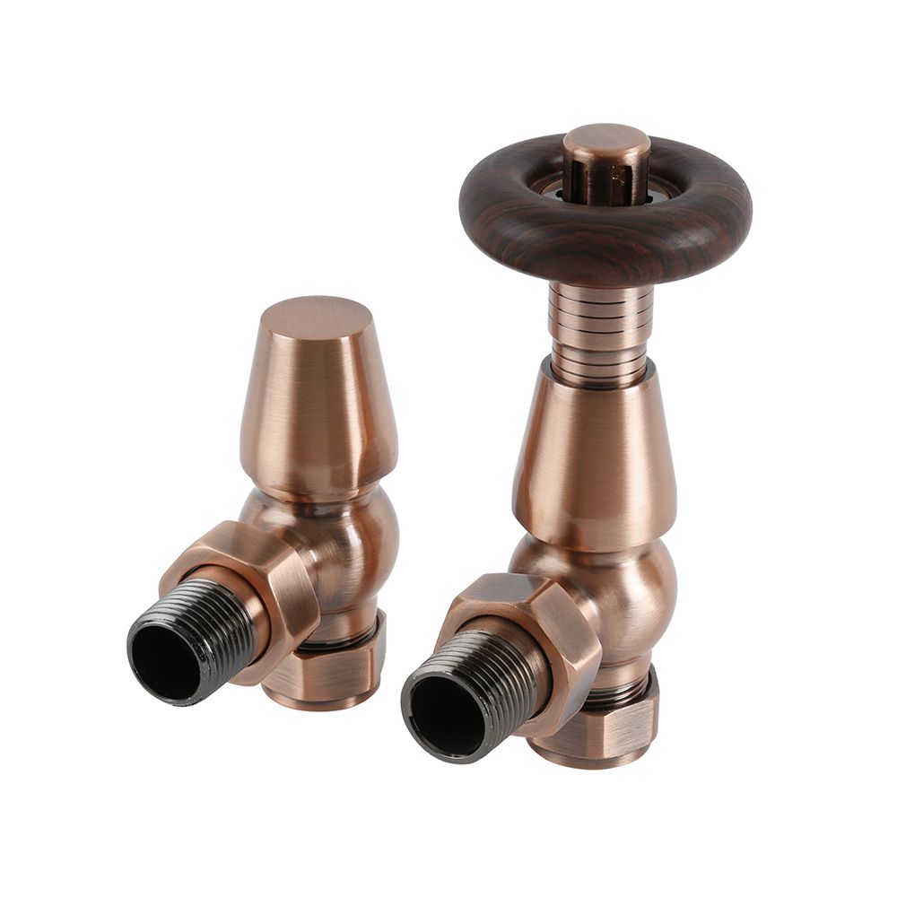 Milano Windsor - Antique Copper Traditional Thermostatic Angled ...