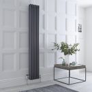 Milano Windsor - Anthracite Vertical Traditional Column Radiator ...