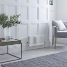 Milano Windsor - White Horizontal Traditional Column Radiator - 300mm x ...