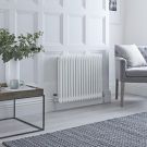 Milano Windsor - White Horizontal Traditional Double Column Radiator ...