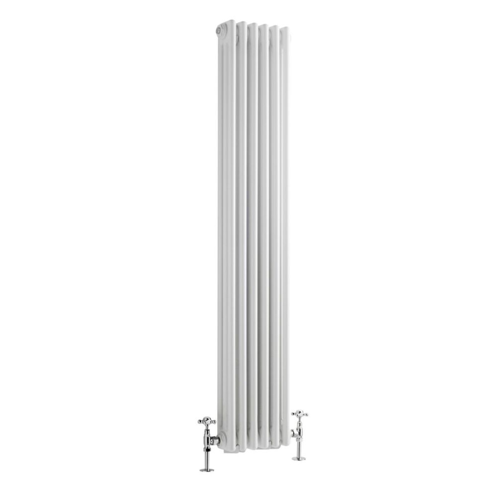 Milano Windsor - White Vertical Traditional Triple Column Radiator ...