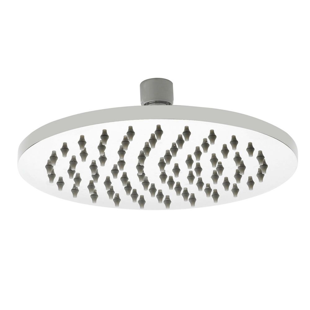 Milano Mirage - Modern Round 200mm Stainless Steel Shower Head - Chrome