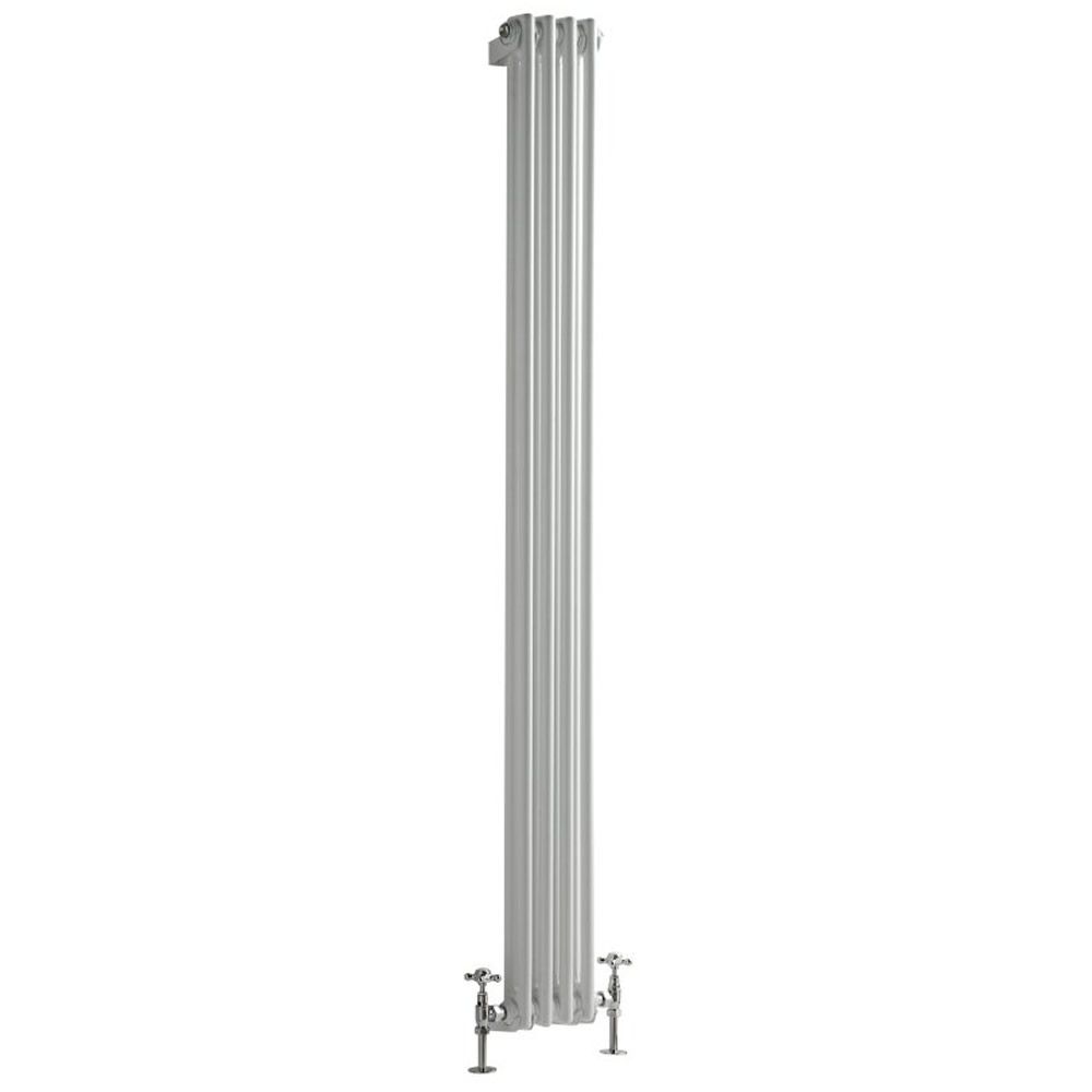 Milano Windsor - White Vertical Traditional Column Radiator - 1800mm x ...