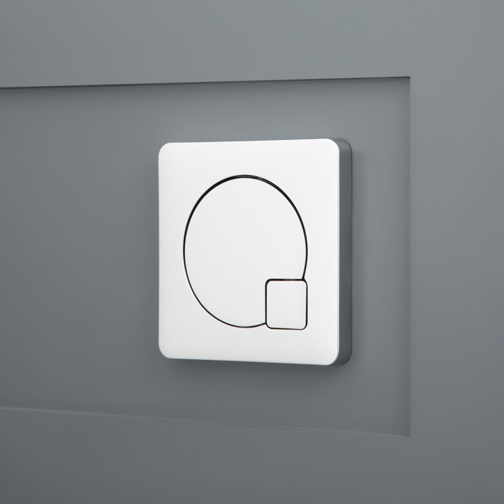 Milano – Modern Square Flush Plate – Chrome