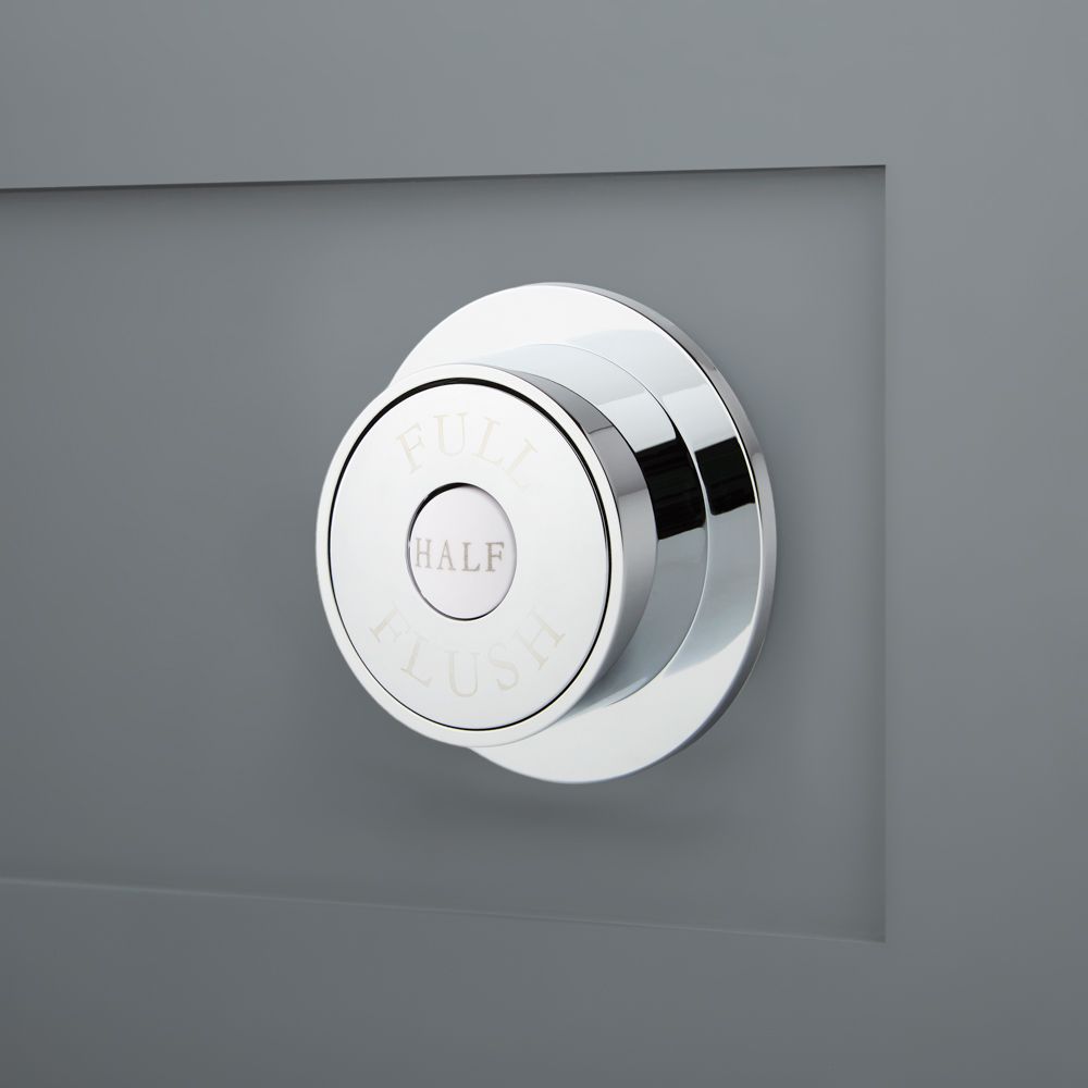 Milano – Traditional Round Flush Plate – Chrome