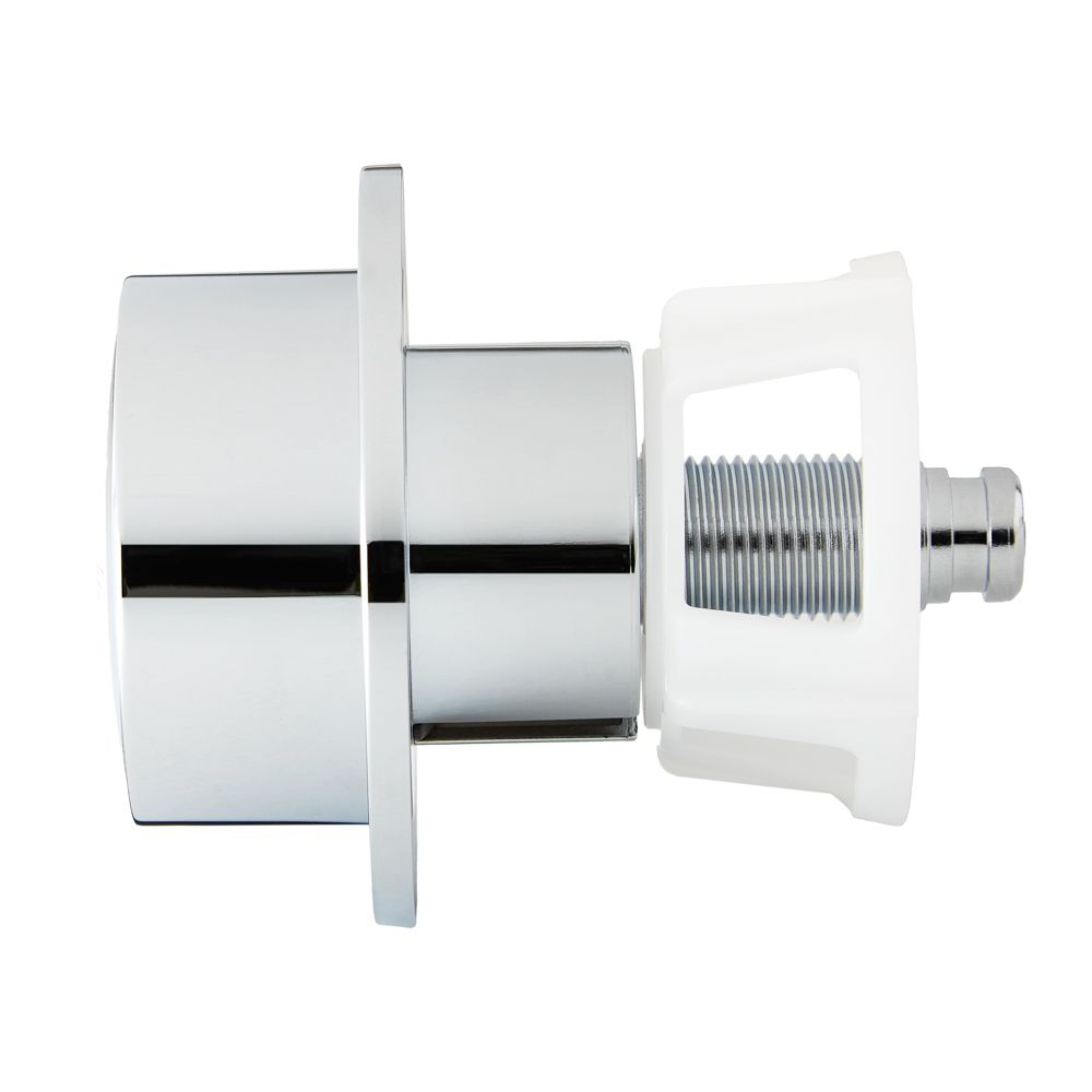 Milano – Traditional Round Flush Plate – Chrome