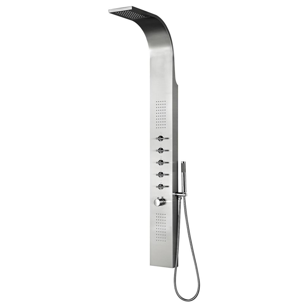 Milano Niagara - Modern Exposed Thermostatic Shower Tower Panel with ...