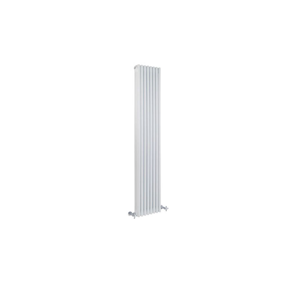 Milano Windsor - White Vertical Traditional Column Radiator - 1800mm x ...