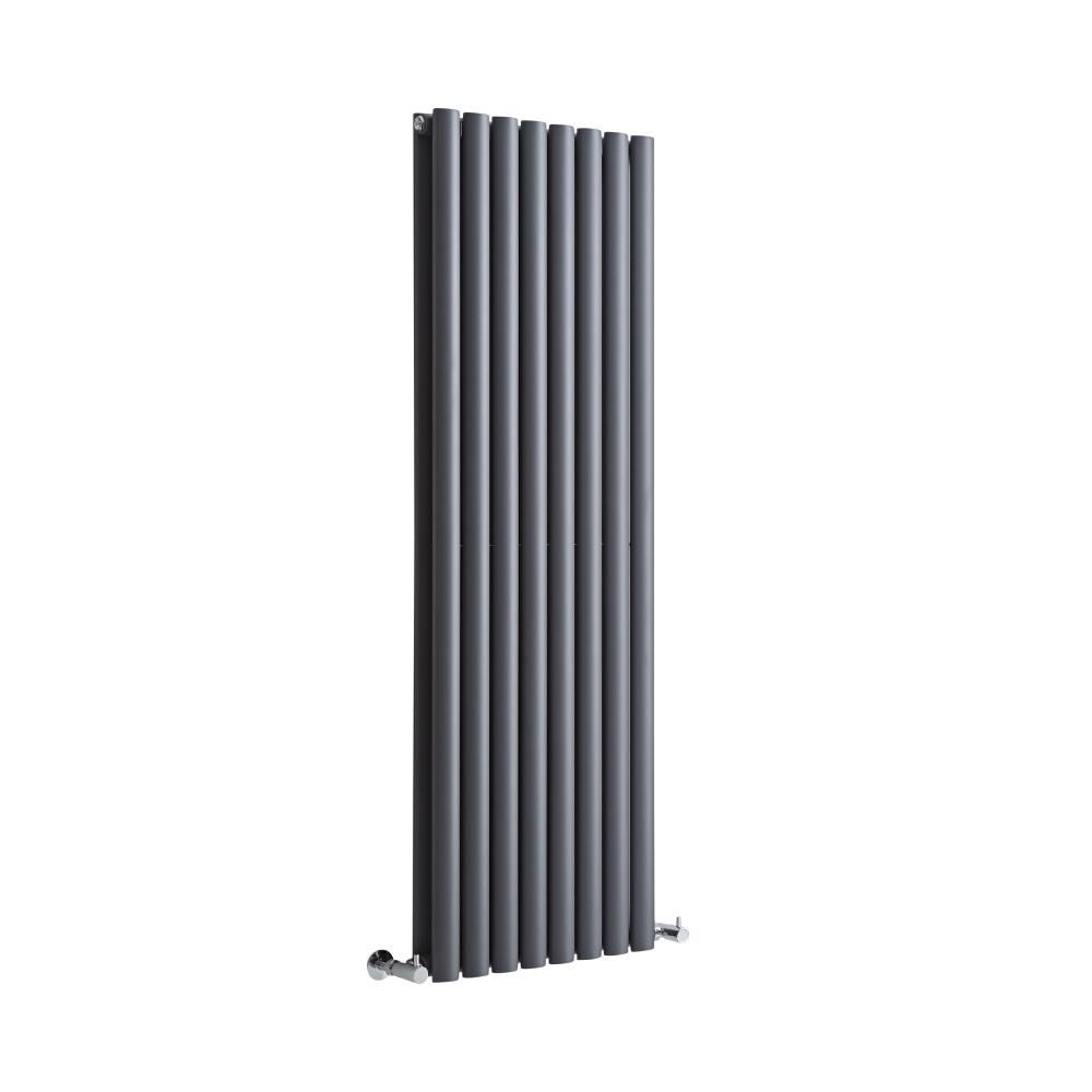 Milano Aruba - Anthracite Vertical Designer Radiator - 1400mm x 472mm ...