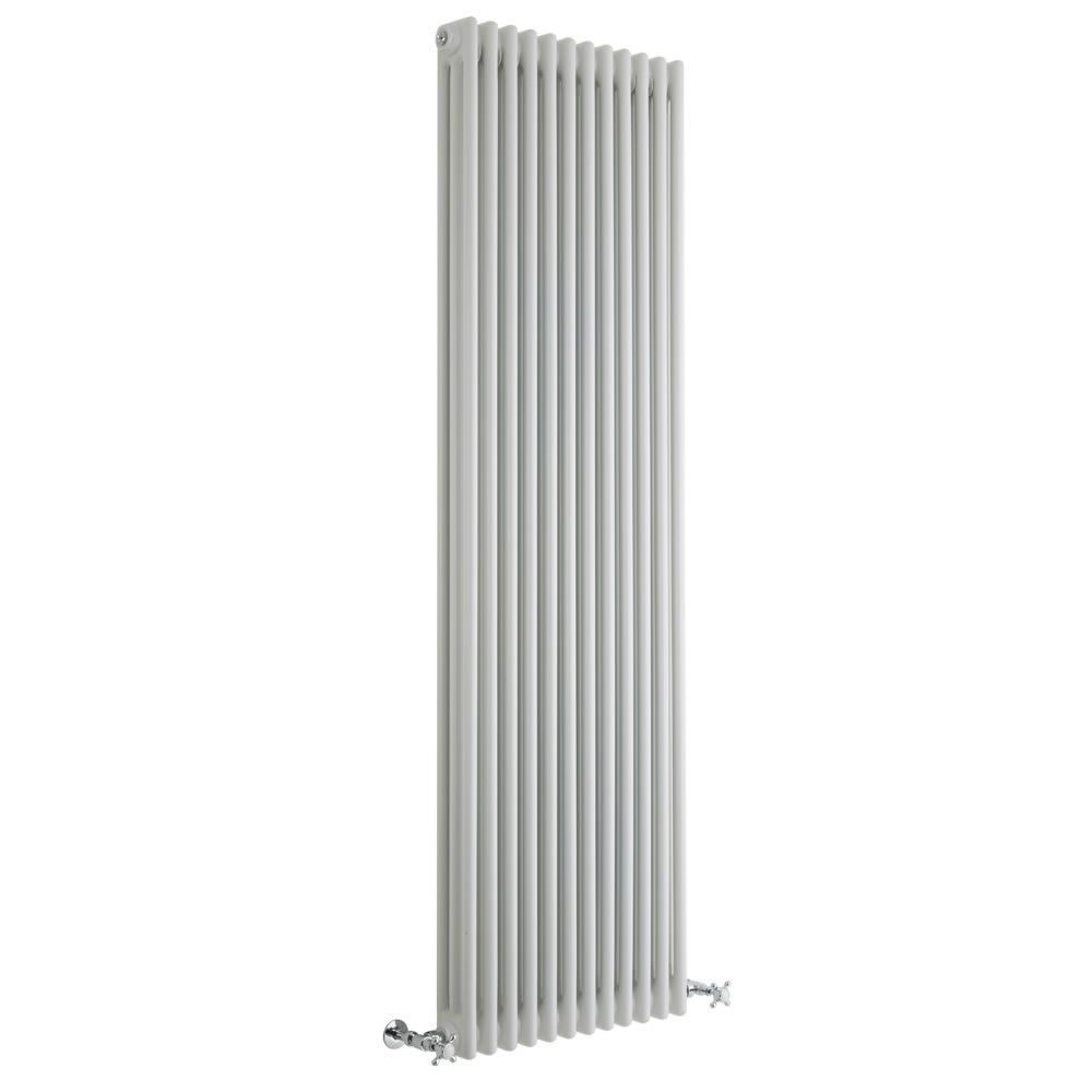 Milano Windsor - White Vertical Traditional Column Radiator - 1800mm x ...