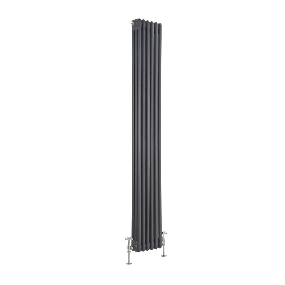 Milano Windsor - Anthracite Vertical Traditional Column Radiator ...