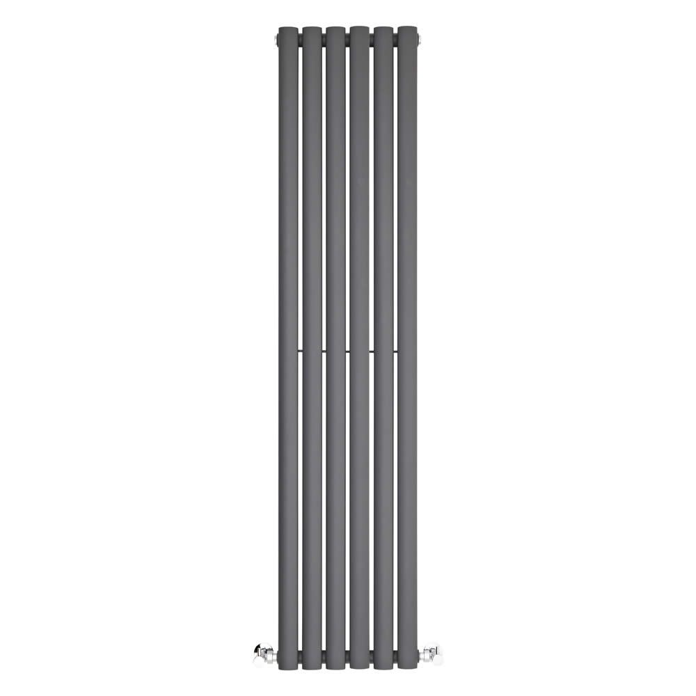 Milano Aruba - Anthracite Vertical Designer Radiator - 1400mm x 354mm ...