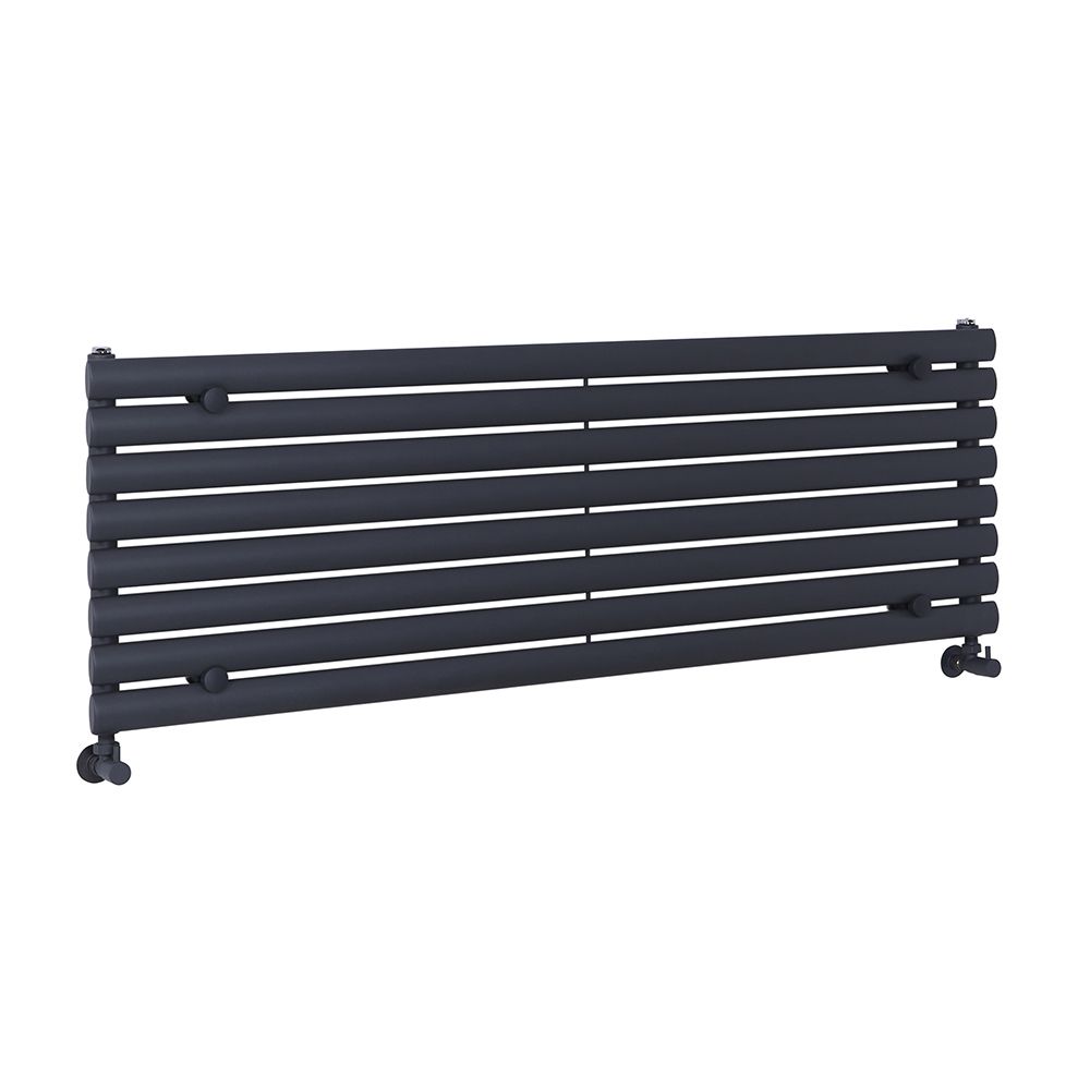 Milano Aruba - Anthracite Horizontal Designer Radiator - 472mm x 1400mm ...