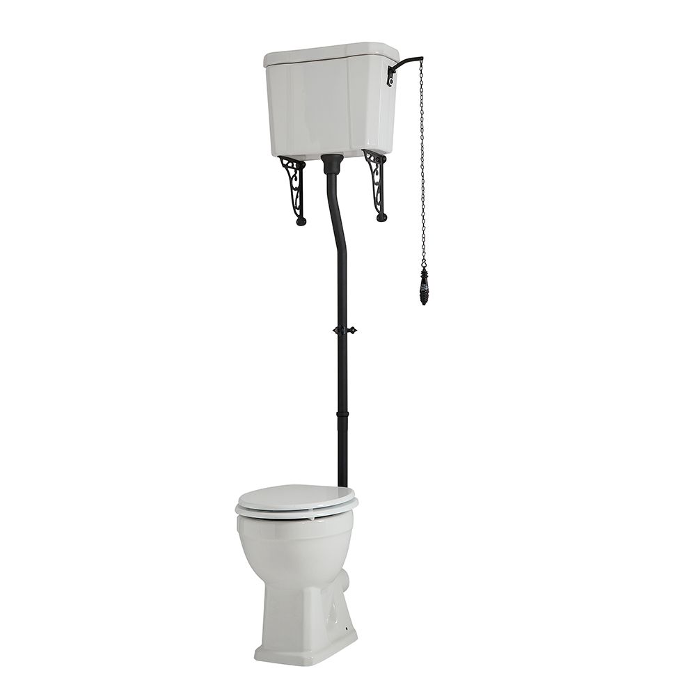 Milano Richmond - Traditional Comfort Height High Level Toilet with ...