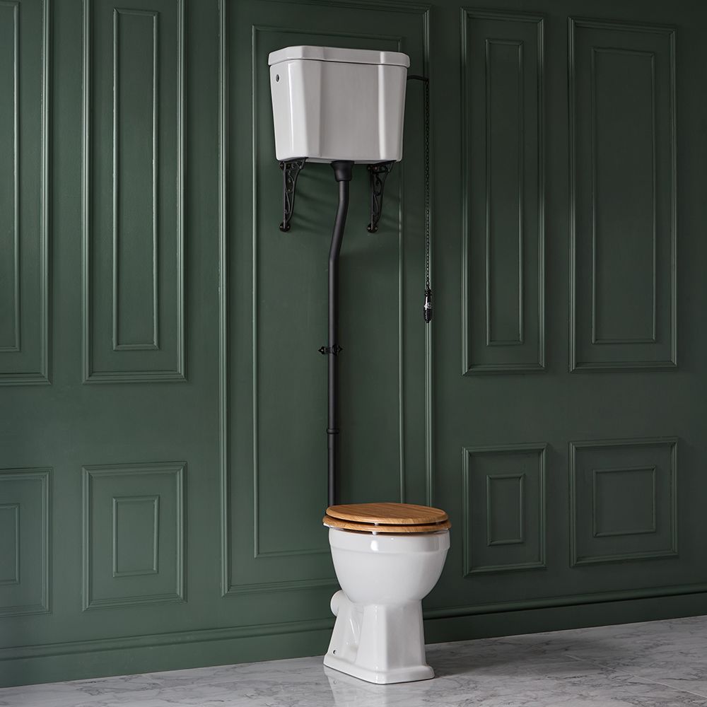 Milano Richmond - Traditional Comfort Height High Level Toilet with ...