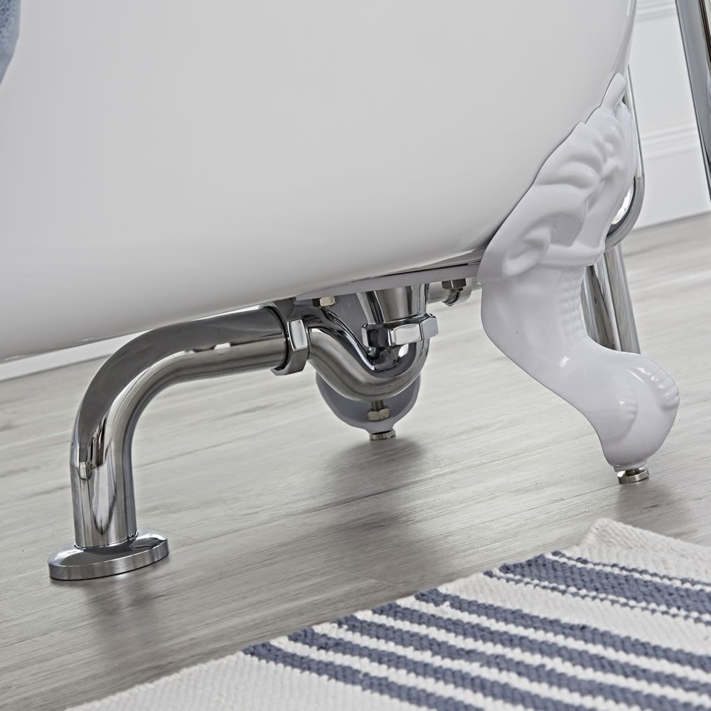 Milano Elizabeth - Traditional Luxury Chrome Exposed Bath Waste and ...