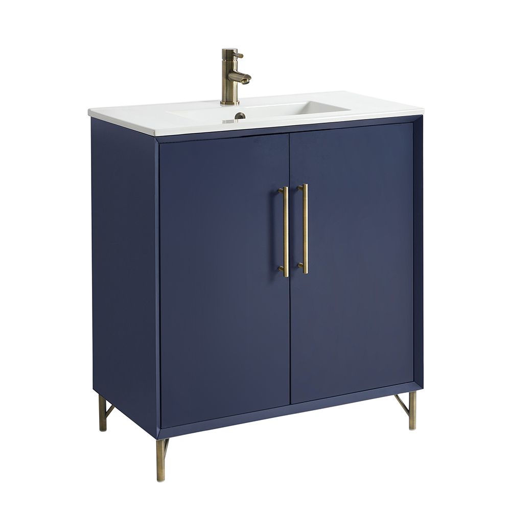 Milano Edge - Modern Vanity Unit with Basin - Choice of Size, Finish ...
