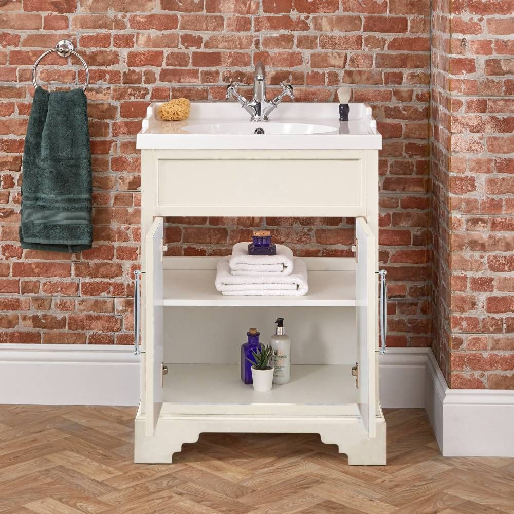 Milano Thornton - 635mm Traditional Vanity Unit with Basin - Choice of ...