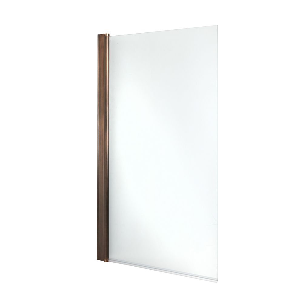 Milano Eris - Copper Bath Shower Screen