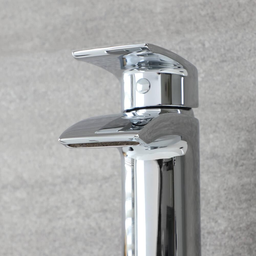 Milano Razor - Modern Mono Basin Mixer Tap - Chrome