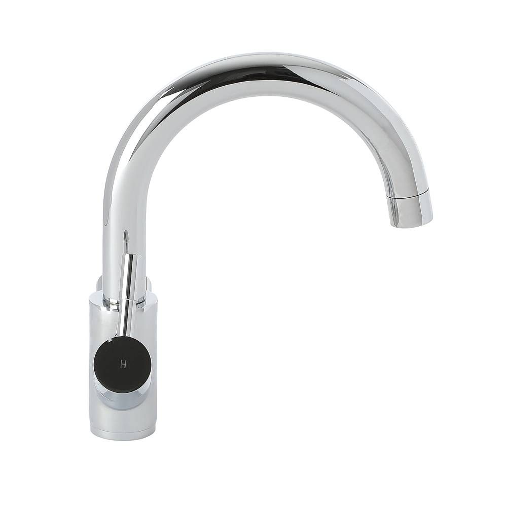 Milano Mirage - Modern Swivel Spout Mono Basin Mixer Tap - Chrome