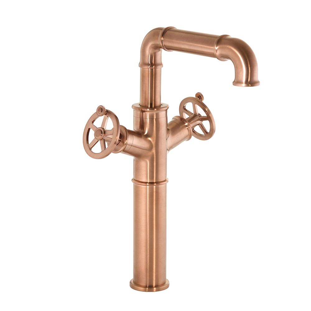 Milano Zandra - Industrial Style High Rise Mono Basin Mixer Tap ...