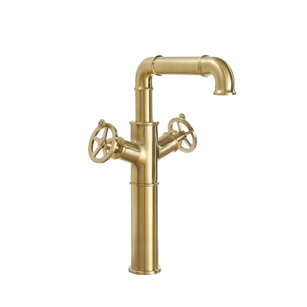 Milano Zandra - Industrial Style High Rise Mono Basin Mixer Tap ...