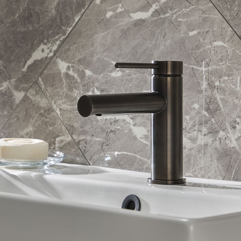 Milano Otto - Modern Mono Basin Mixer Tap - Choice of Finish