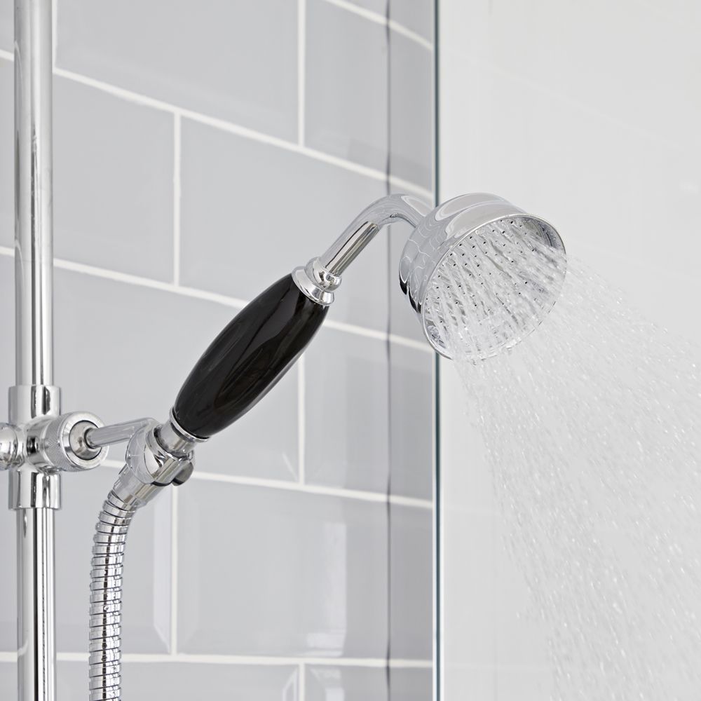 Milano Elizabeth - Chrome and Black Traditional Triple Exposed ...
