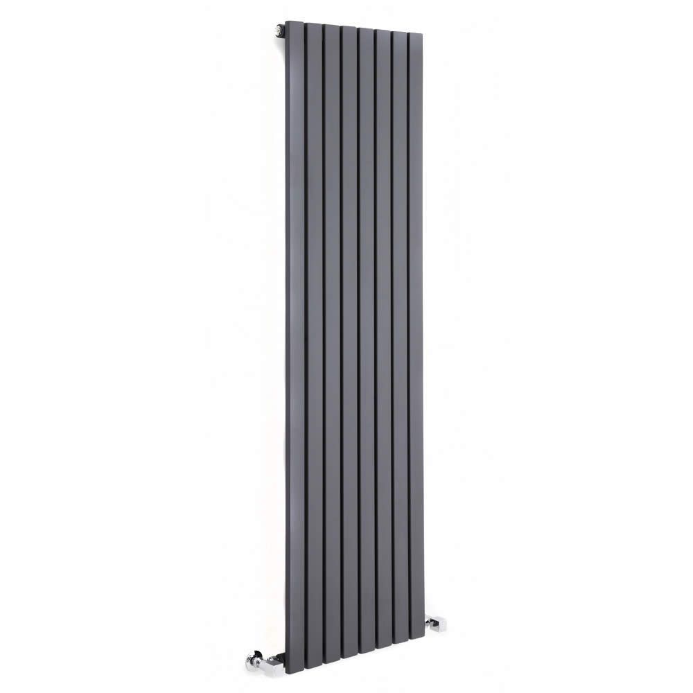 Milano Capri - Anthracite Flat Panel Vertical Designer Radiator ...