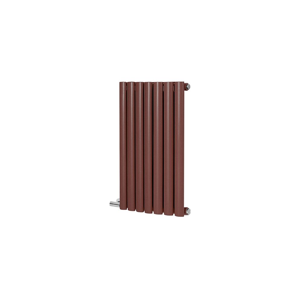 Milano Aruba Electric - Booth Red Horizontal Designer Radiator - 635mm ...