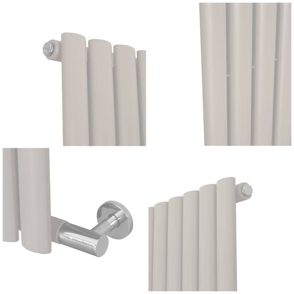 Milano Aruba Electric - Pearl White Horizontal Designer Radiator ...