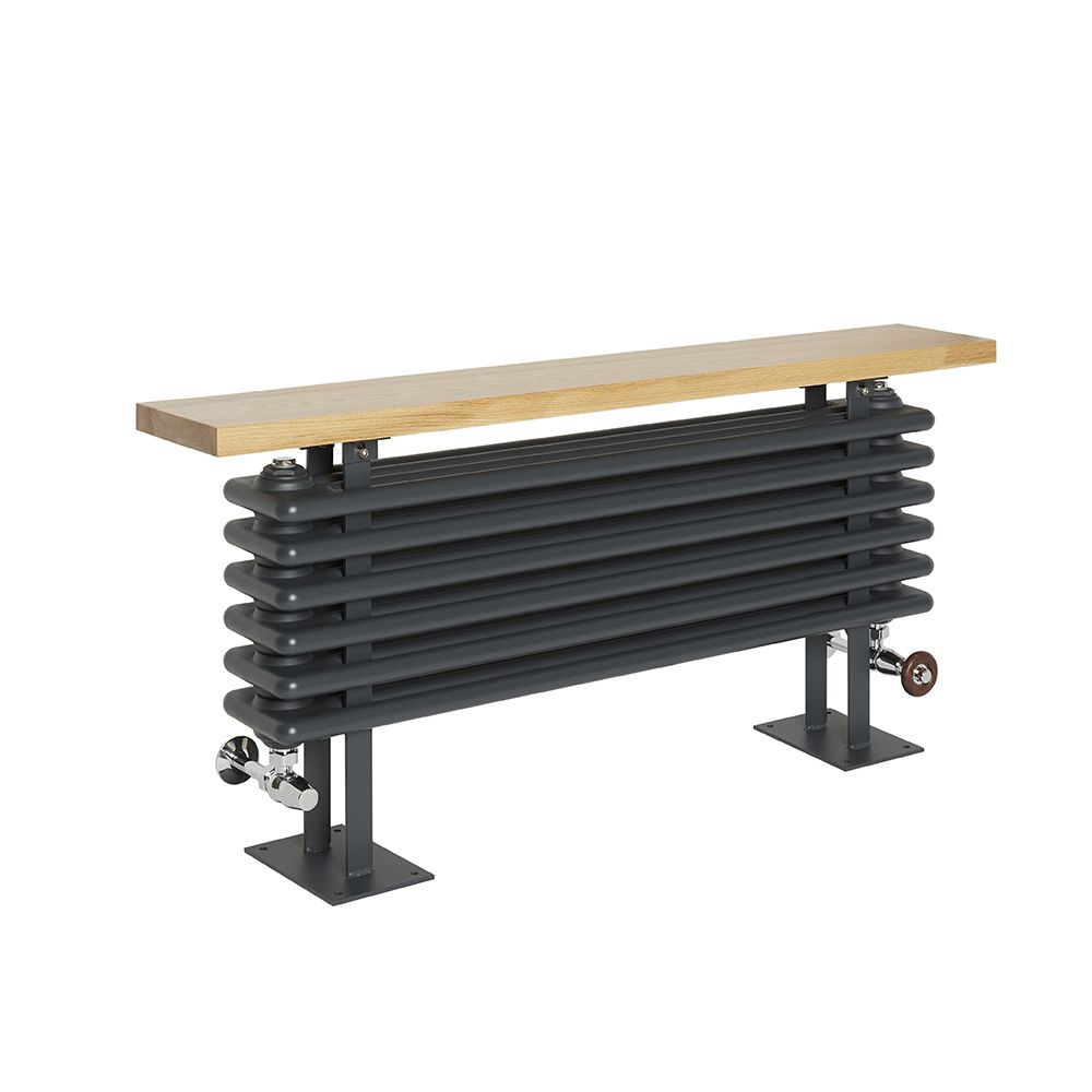 Milano Windsor Bench - Anthracite Horizontal Traditional Column ...
